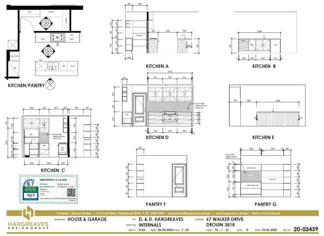Internal Elevations - Hargreaves Design Group